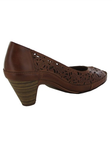 Pikolinos Womens Java W5A-5912 Peep Toe Pump Shoes, Brandy, 42 EU / 11. ...
