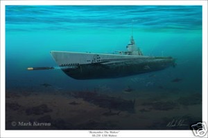 USS Wahoo Submarine Marine Art Print | eBay