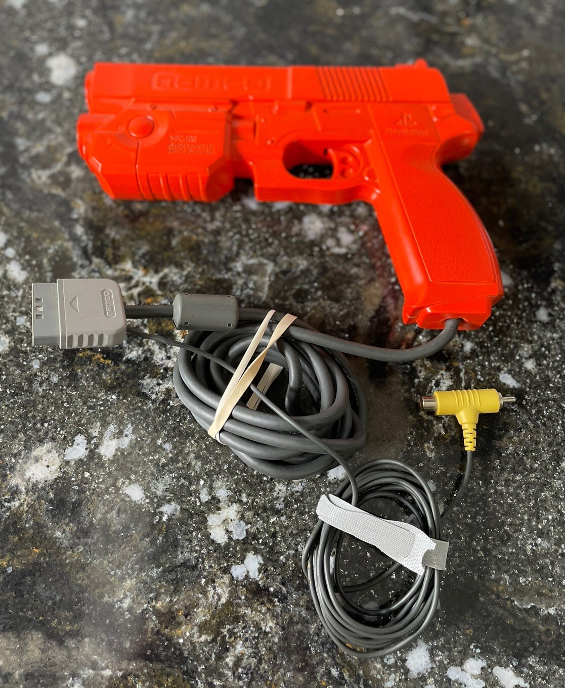 Namco Guncon Light Gun (PlayStation 1 PS1, NPC-103, Orange) Tested ...