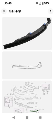 Genuine GM Front Driver Side Bumper Fascia Outer Bracket 95963875 ...