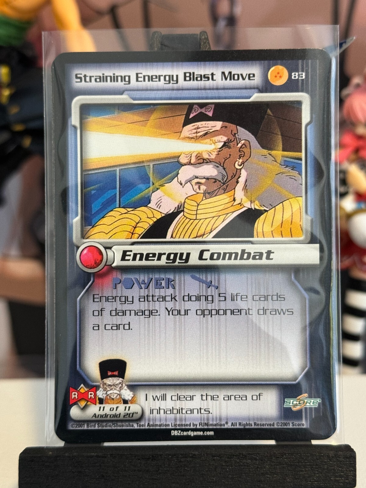 Dragon Ball Z CCG Straining Energy Blast Move Androids Saga Unlimited ...