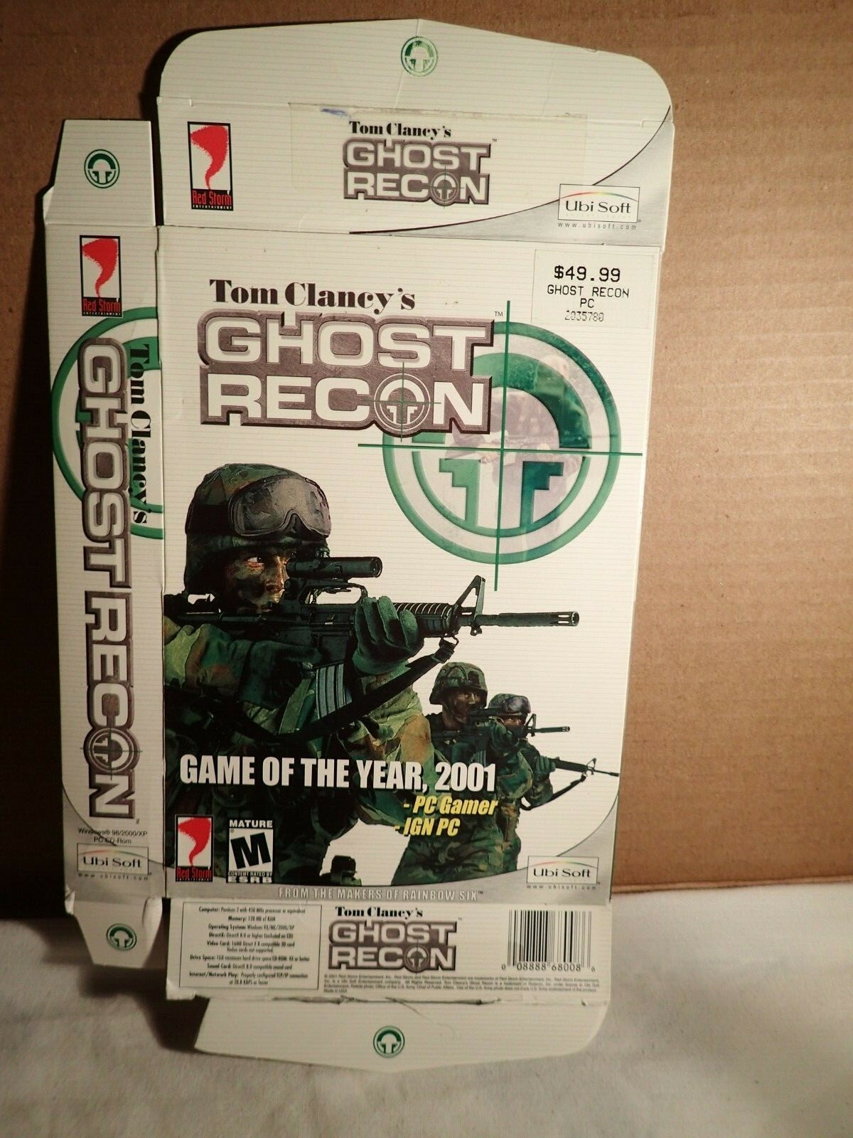 Tom Clancy's Ghost Recon (PC, 2001) Boxed Game only, tested, fast ...