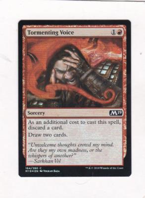 Magic: MTG: M2019: Tormenting Voice **Foil** | eBay
