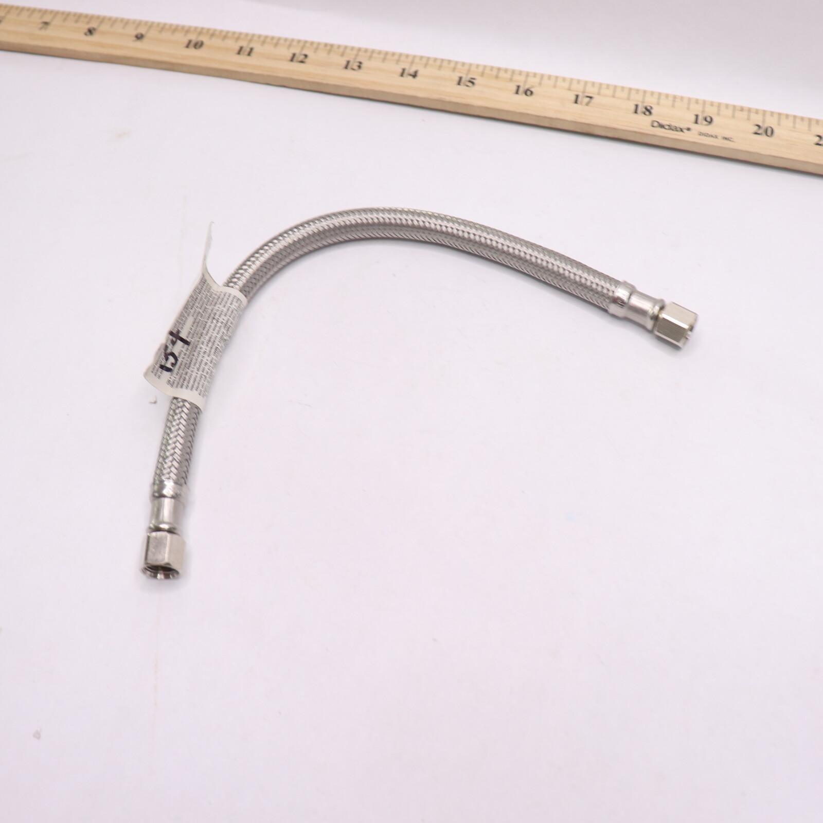 Everbilt Ice Maker Connector Braided Stainless Steel 1/4" Comp x 1/4 ...