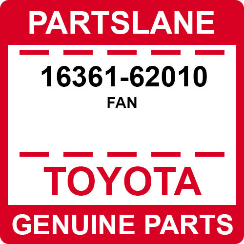 16361-62010 Toyota OEM Genuine FAN | eBay