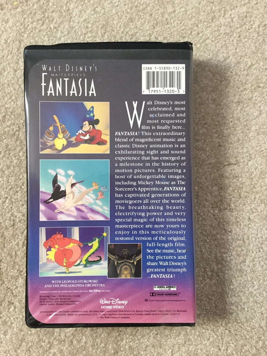 Fantasia Ebay Vhs