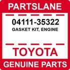 Toyota Cressida 22R 2.4L RX72/73/80 OEM Genuine Engine Gasket Kit 04111 ...