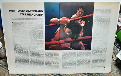 1977 Boxing Carlos Zarate Alfonso Zamora Magazine Cut Feature Article ...