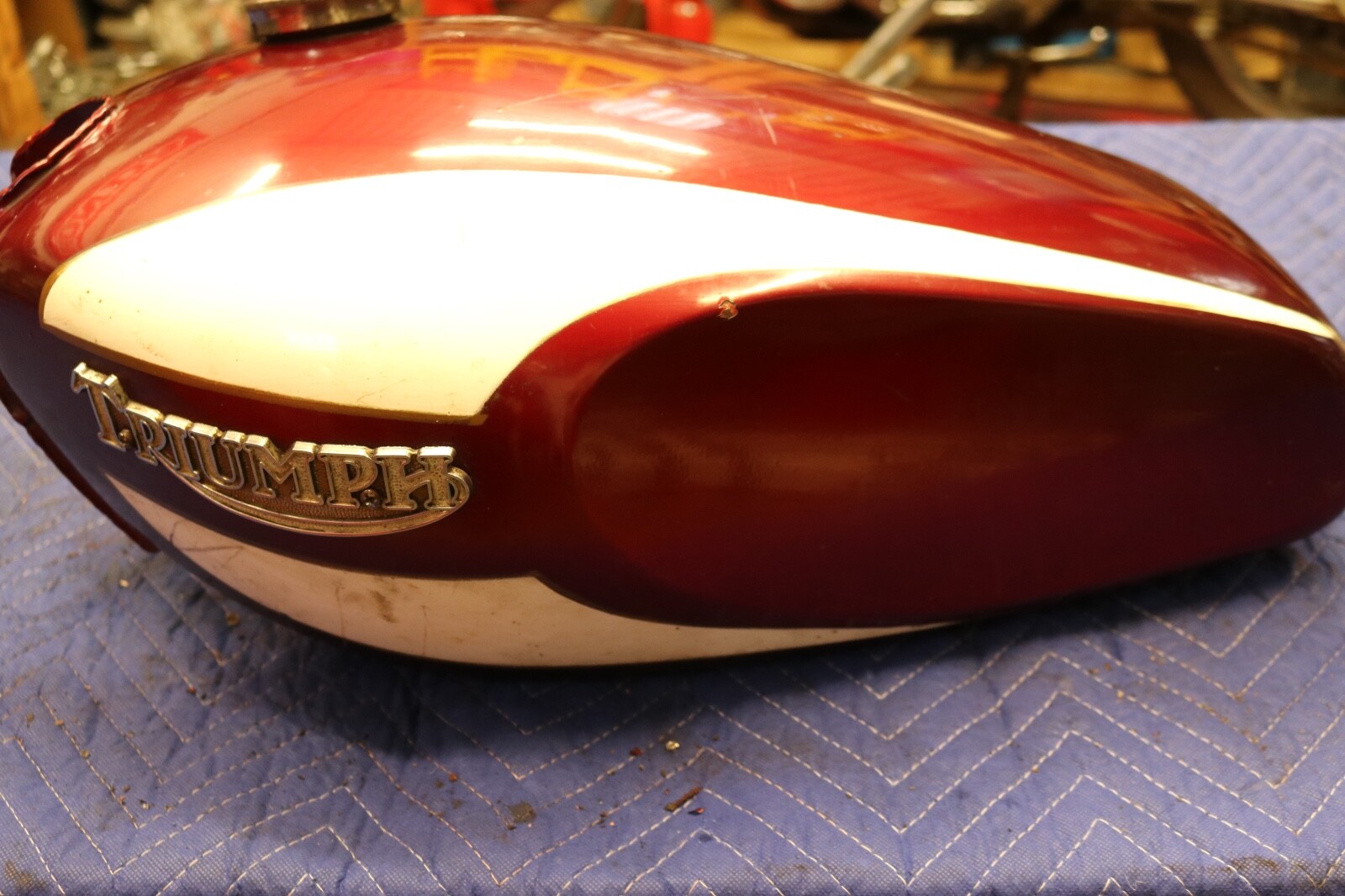 Triumph T160 Trident Gas Fuel Petrol tank *FREE UK Postage PR12 | eBay UK