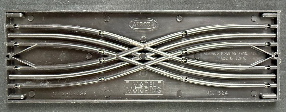 Vintage AURORA Model Motoring HO Scale Slot Car Race Track 17 Pieces ...