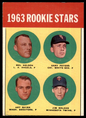 1963 Topps Hi Number 1963 Rookie Stars #522 Rookie Vg Combine Shipping ...