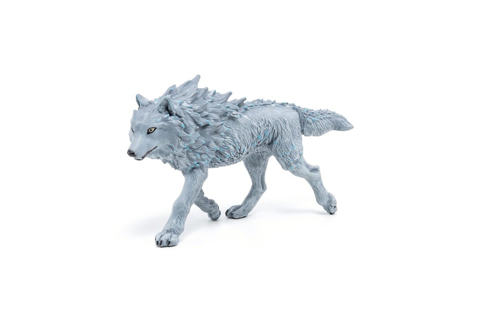 Papo Ice Wolf Hand Painted Figurine - Heirloom Quality Collectible No ...