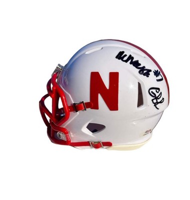Marcus Washington #7 Certified Nebraska Mini Helmet | eBay