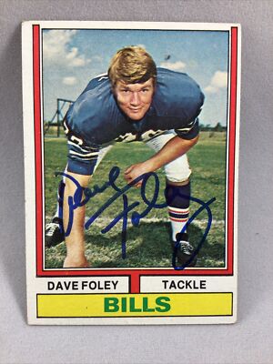 Dave Foley -Ohio State- Buffalo Bills Autographed Card | eBay
