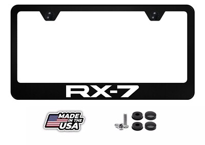 RX-7 License Plate Frame | Reflective White | Street Racing USA | eBay