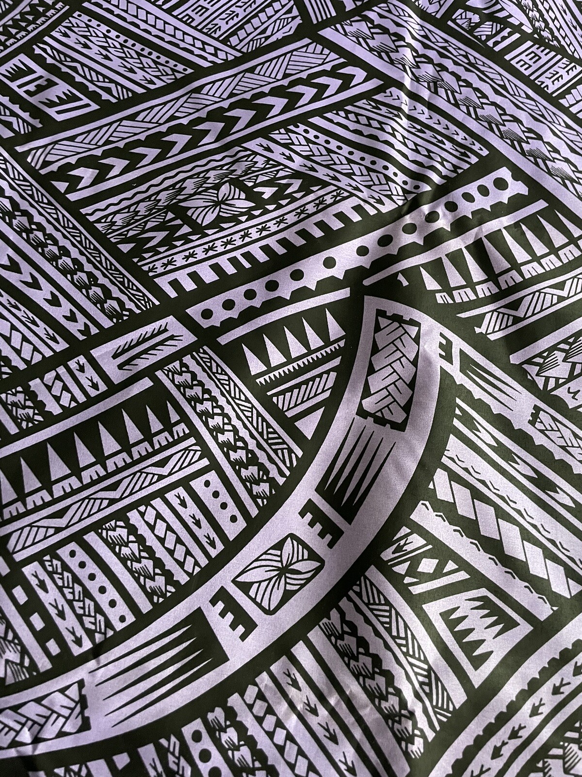 Polynesian Tribal Print Fabric