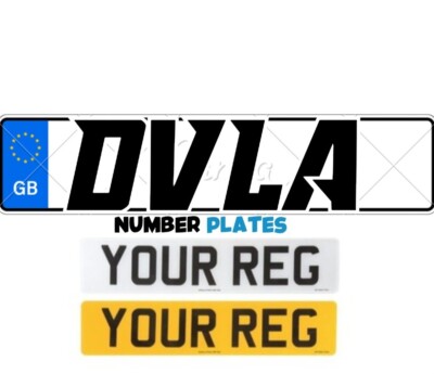 NUMBER PLATES 100% MOT AND ROAD LEGAL/ REPLACEMENT REGISTRATION PLATES ...