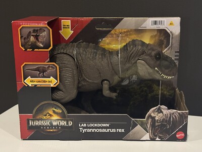 Jurassic World Rebirth Lab Lockdown Tyrannosaurus Rex T-Rex Chomp ...
