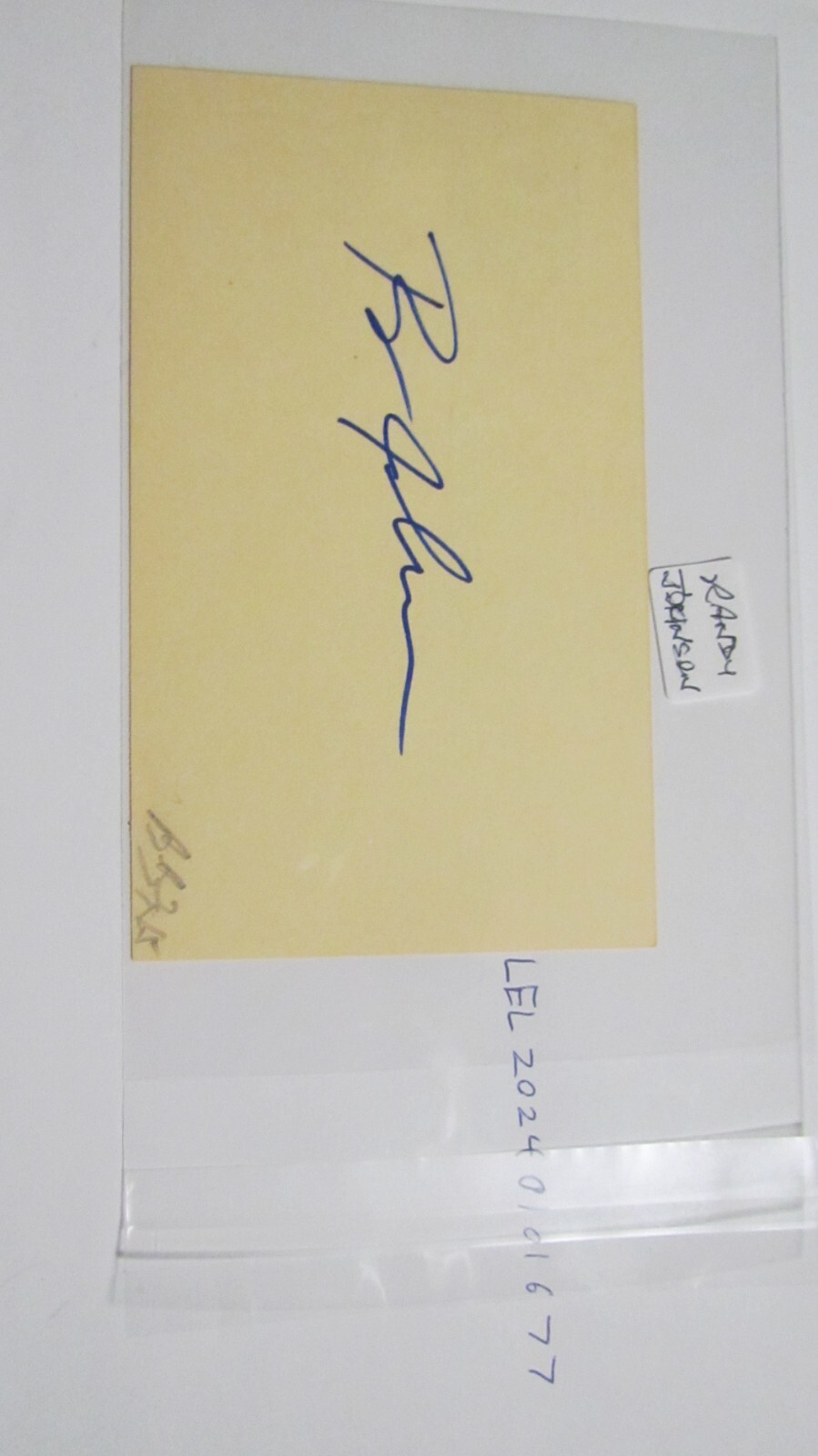 Randy Johnson Autographed Memorabilia | Signed Photo, Jersey ...