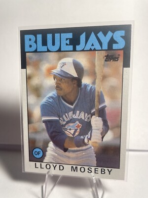 Lloyd Moseby - 1986 Topps #360 - Toronto Blue Jays OF | eBay