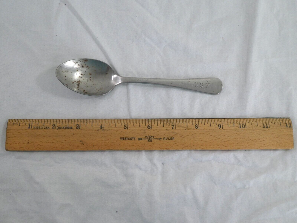 Vintage US Navy Reed & Barton Tablespoon Flatware Utensil Silverware ...