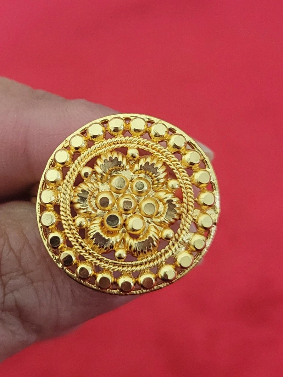 Nepali Jewelry Gold Plated Ring