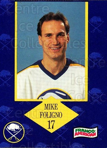 1989-90 Buffalo Sabres Campbells #6 Mike Foligno | eBay