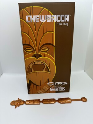 SHAG Star Wars Chewbacca Tiki Mug & Swizzle Stick | eBay