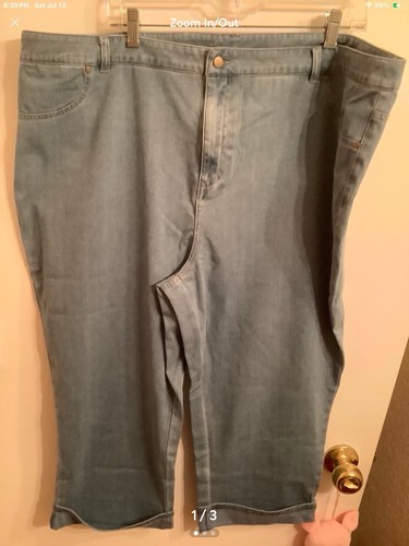 Joan Rivers Sz 2X Denim Jeans Cuffed NEW. | eBay