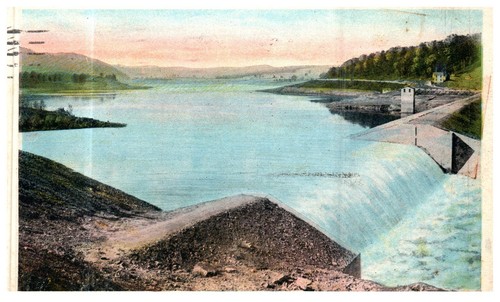 Johnstown PA Quemahoning Dam Landscape Posted 1921 Vintage Postcard-R2 ...