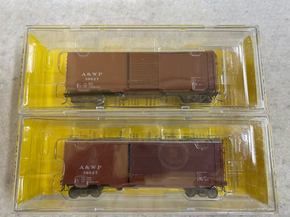 Nice K-DEE Atlanta & West Point RR 40’ Box Cars HO (Price Is Per Single ...