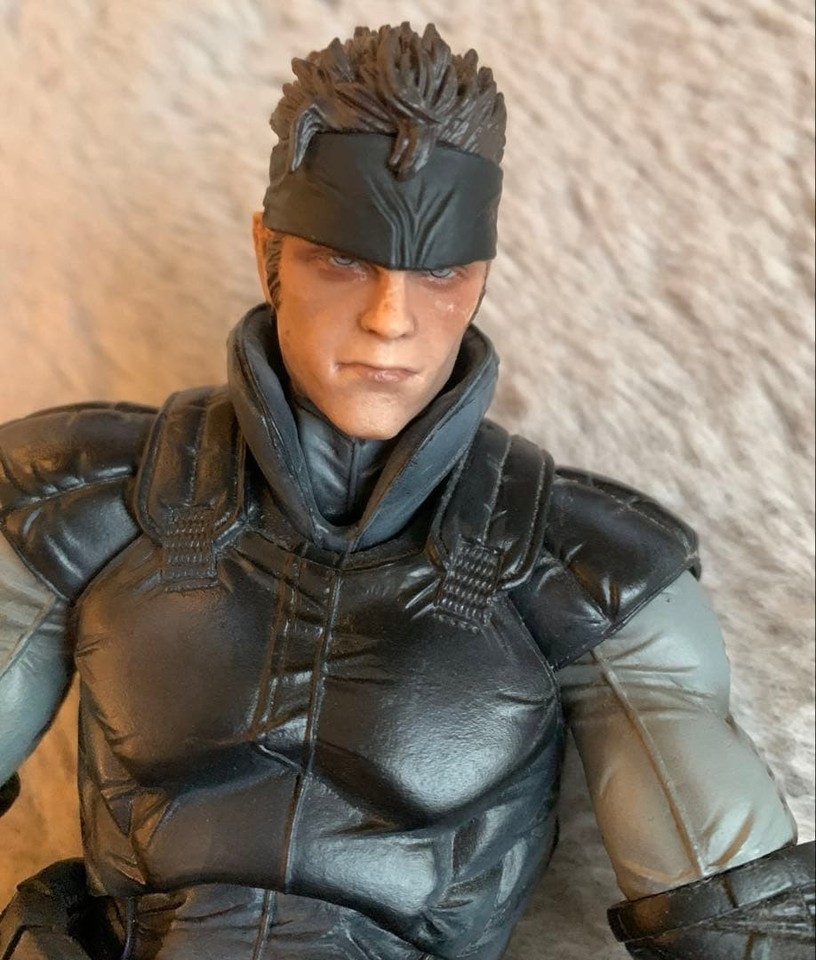 Square Enix Play Arts Kai Metal Gear Solid SOLID SNAKE Figure 25th NO ...