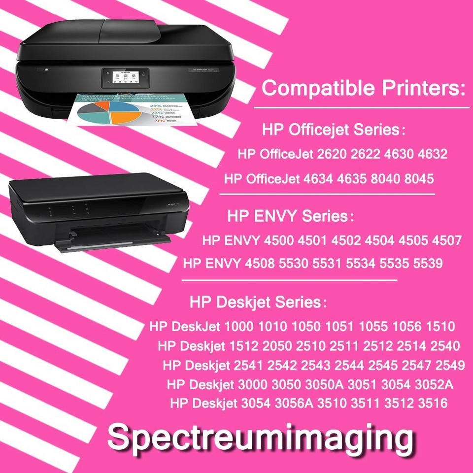 2Pack 61XL Ink Cartridge replacement for HP OfficeJet 4630 4632 4635 ...