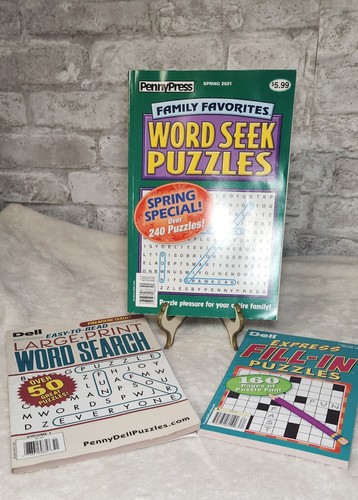 DELL PUZZLE LOVERS WORD SEARCH Seek Find Hunt Penny Press Puzzle Books dell-puzzle-lovers-word-search-seek-find-hunt-penny-press-puzzle-books