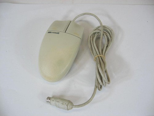 Microsoft PS/2 Mouse Port Compatible 2-Button Wired Ball Mouse X03 ...