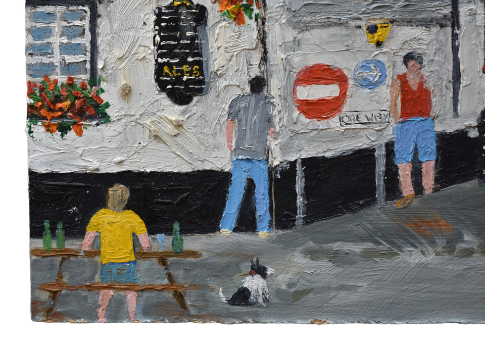 Gordon Couch Original Acrylic Painting The Sloop Inn St Ives Cornwall ...