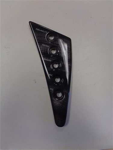 MANITOU ENCORE BLACK SWITCH PANEL GRAY FAUX WOOD GRAIN 11" X 4 1/2 ...
