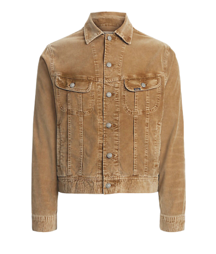 Polo Ralph Lauren Big & Tall Tan Stretch Corduroy Trucker Jacket New | eBay