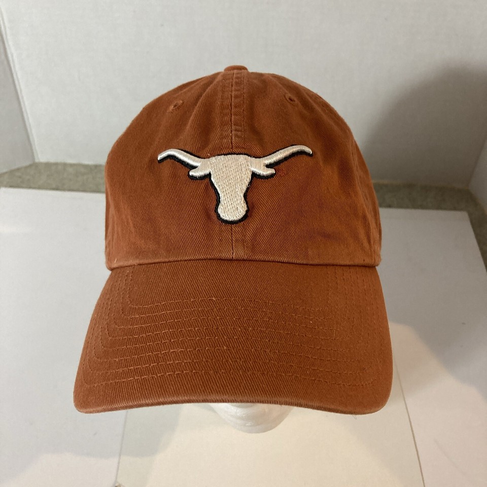 University Of Texas Burnt Orange Longhorns Logo Cap Hat Strapback | eBay