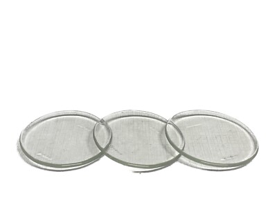 (3 Pcs) CORNING PYREX Glass 75mm OD Laboratory Chemical Watch Beaker ...