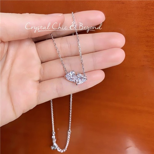 AUTHENTIC SWAROVSKI BRAND NEW Mesmera Attract necklace Heart, White ...