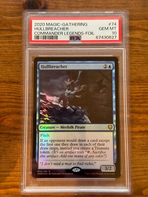 2020 Hullbreacher FOIL Magic the Gathering MTG Commander Legends PSA 10 ...