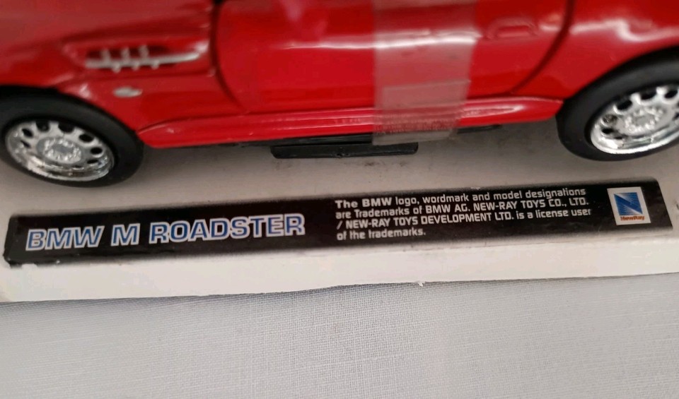 BMW M Roadster Nuova - Die Cast 1/32 - New-Ray City Cruiser Collection ...