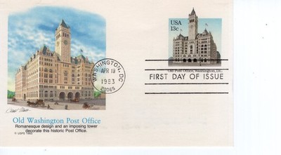 OLD WASHINGTON POST OFFICE - 1983 - FW928 | eBay