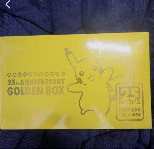 Golden Pokemon Sword & Shield 25th Anniversary Golden Box Card Game for ...
