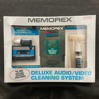 Memorex Deluxe Audio/Video Cleaning System 6221498 NEW in Sealed ...