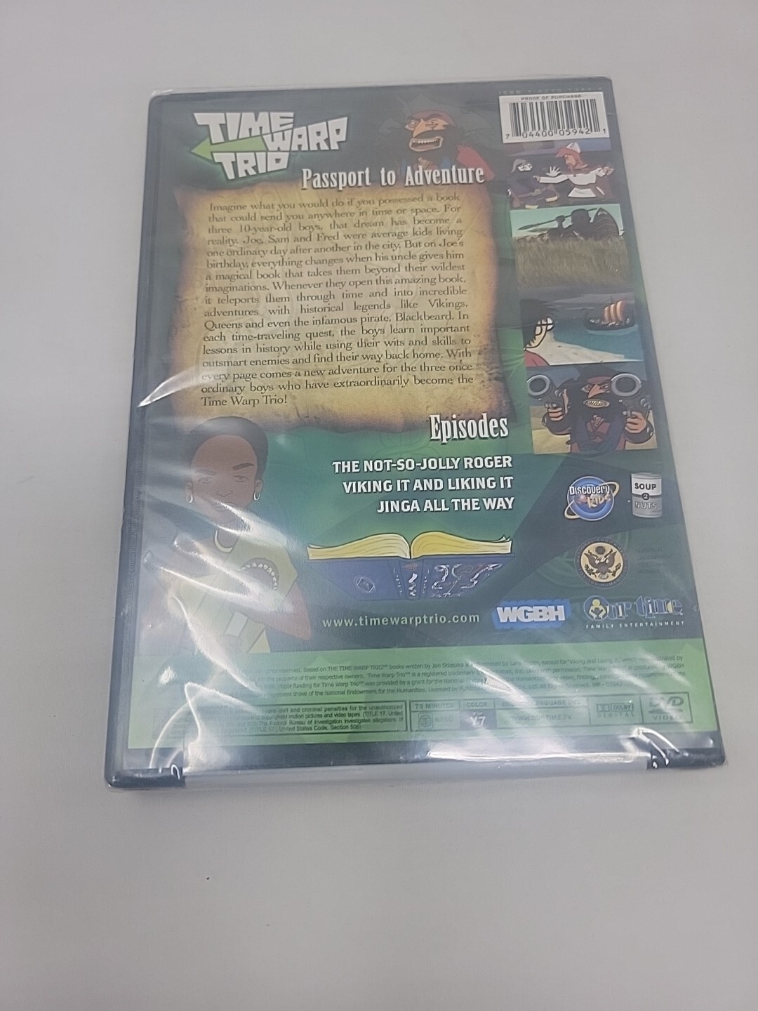 Time Warp Trio - Passport to Adventure (DVD, 2006) for sale online | eBay