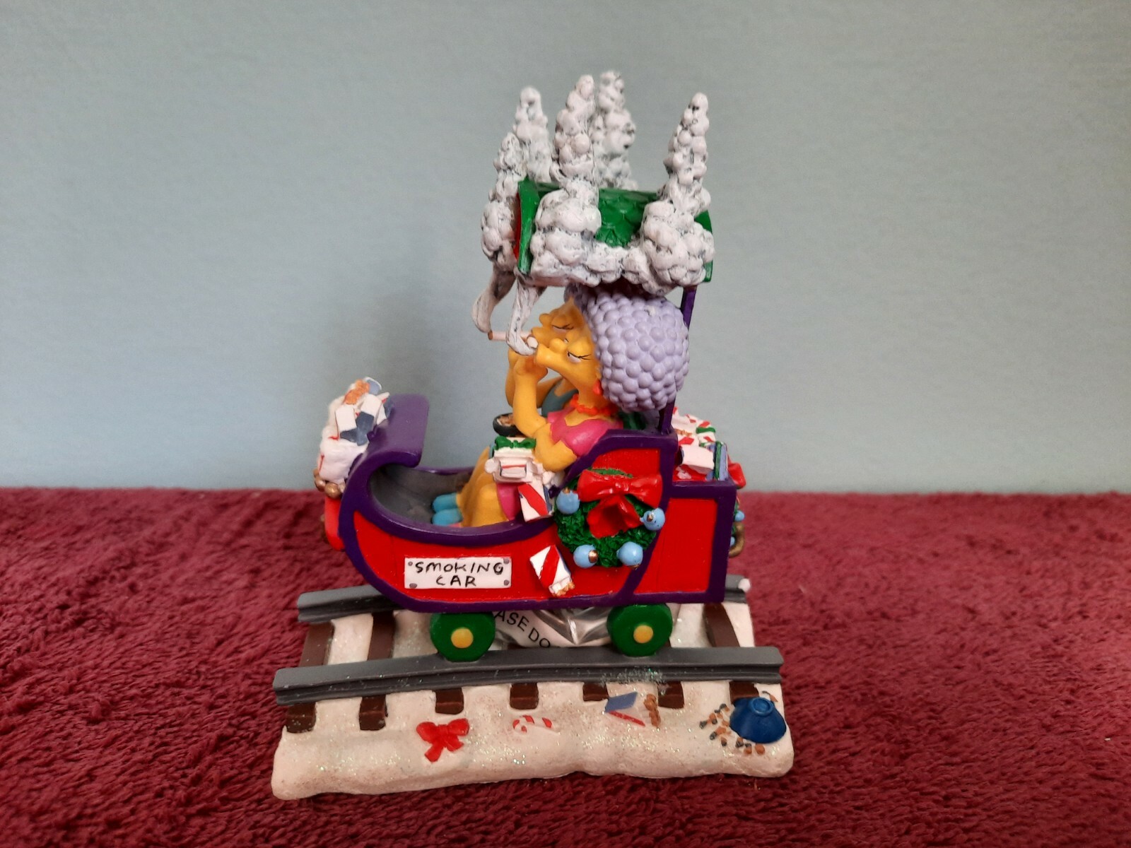 THE SMOKING CAR - THE SIMPSONS CHRISTMAS EXPRESS - #0734 - IOB W/ COA ...