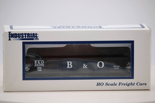 HO Scale B&O 24309 Black Gondola NIB Industrial Rail 1:87 Gauge ...