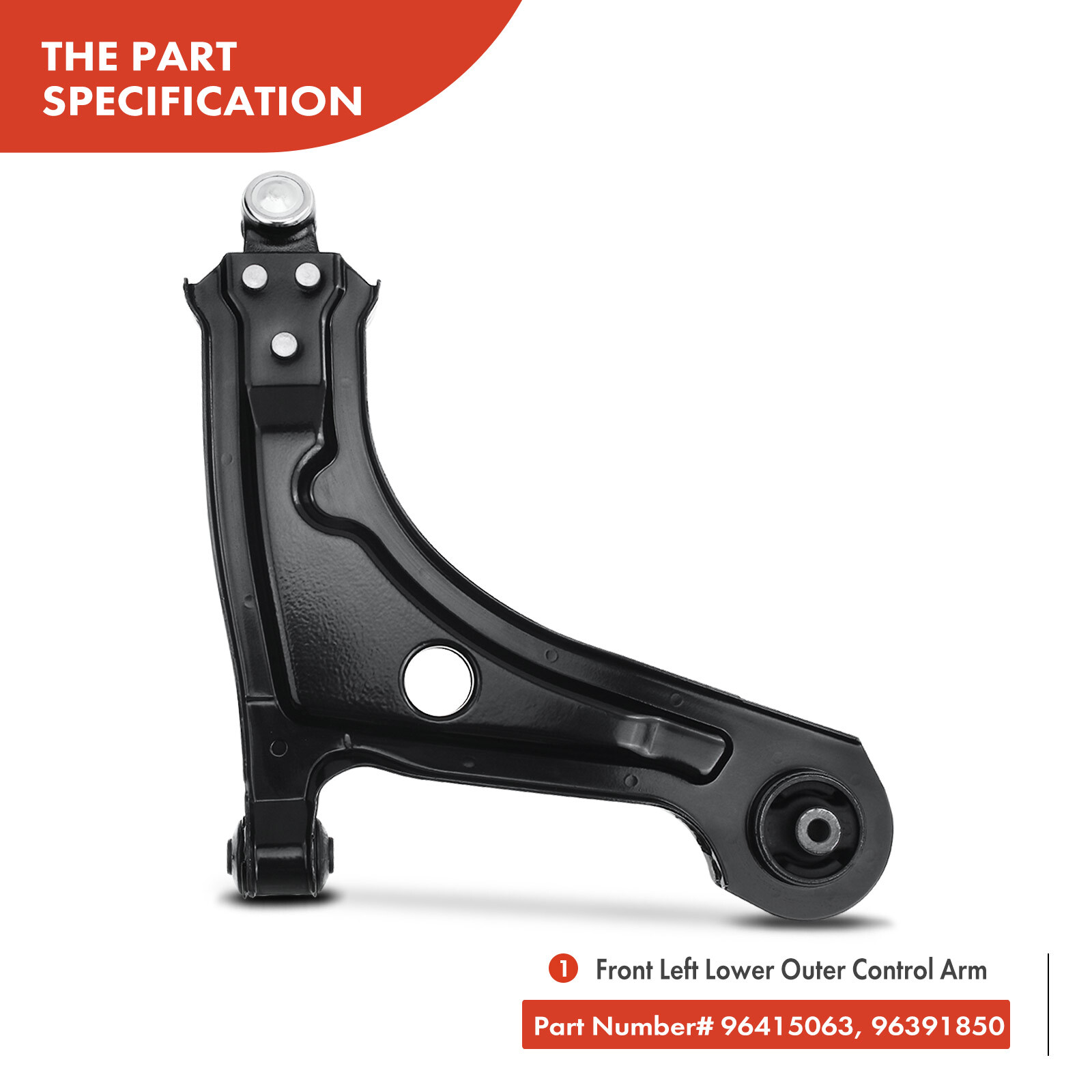 A-Premium Front Left Lower Control Arm for Chevrolet Daewoo Lacetti ...